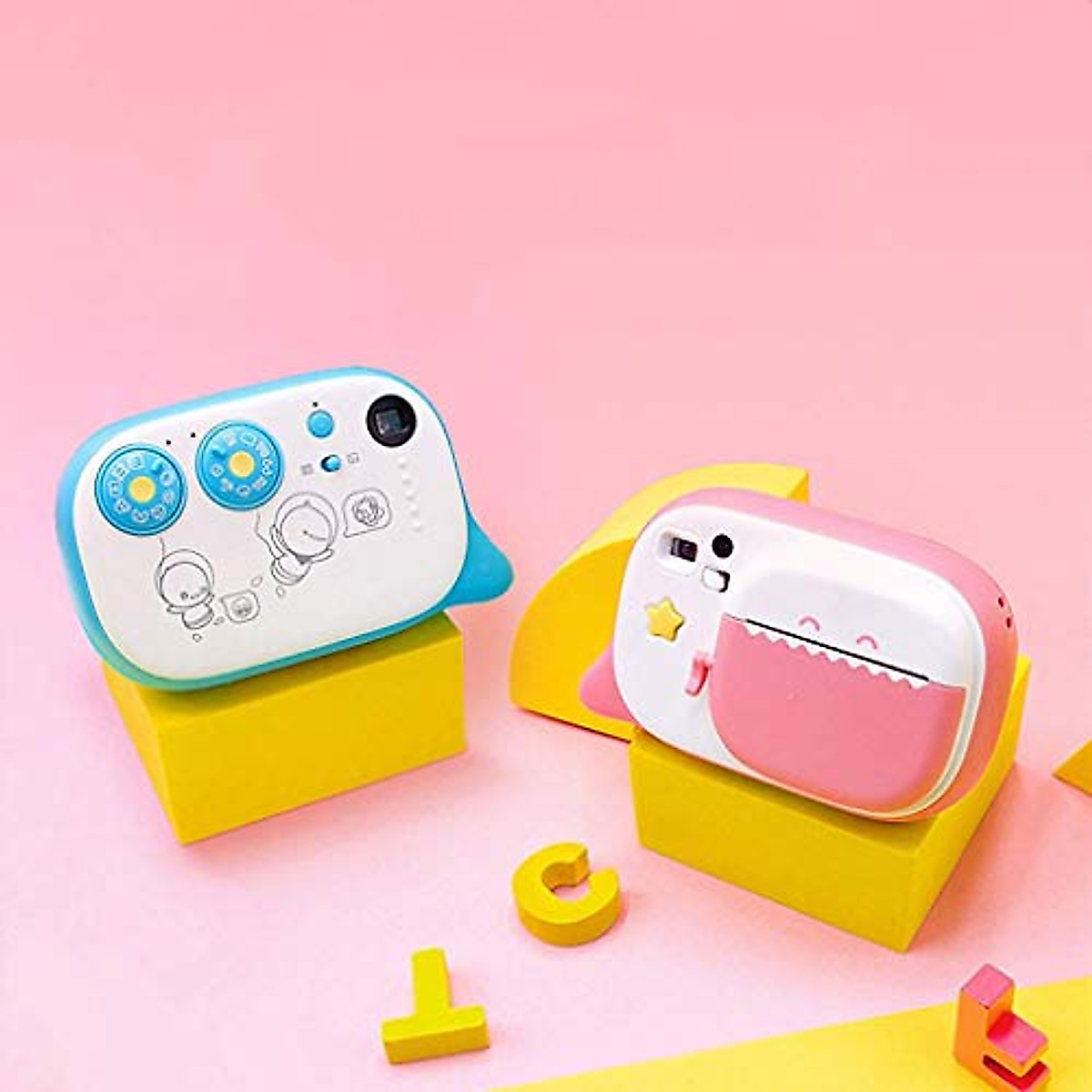 LKYBOA Children Digital Camera - Gift Girl Boy Toy for Kids Portable Children's Camera (Blue,Pink) (Color : Pink)