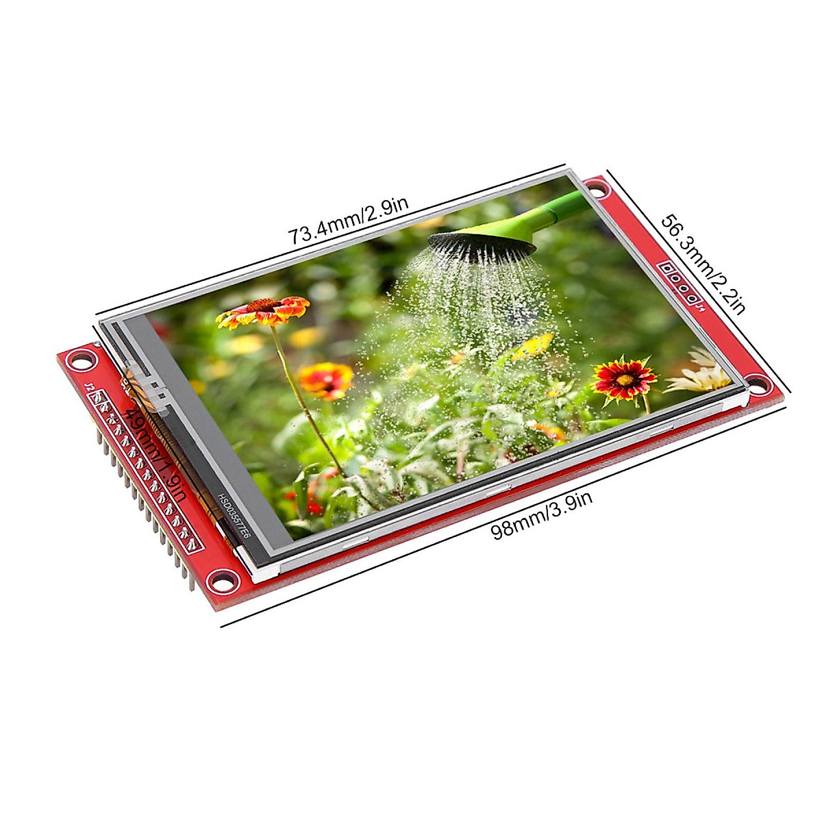 TFT Touch Screen, Display Module LCD Board Touch, LCD Module Display Serial Peripheral Interface ILI9488 HD 480x320 3.5in