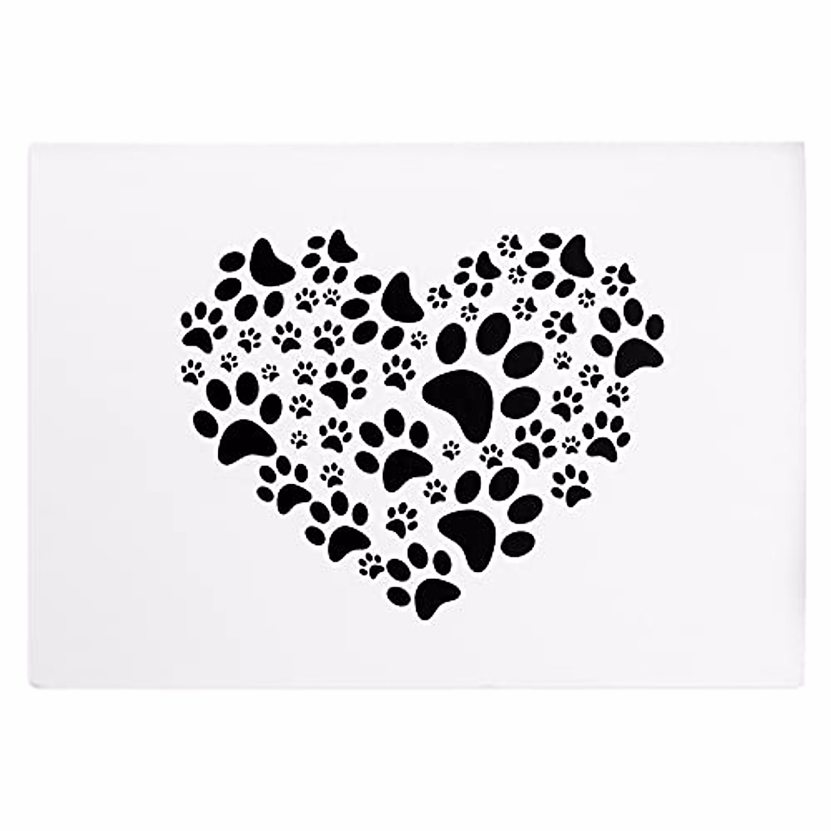 Fundraising For A Cause Paw Print Note Card Stationary - Thank You Cards With Envelopes- Dog, Cat, or Pet Paw Print Themed Blank Cards - Pet Sympathy Gifts for All Occasions - 12 Per Pack (1 Pack)