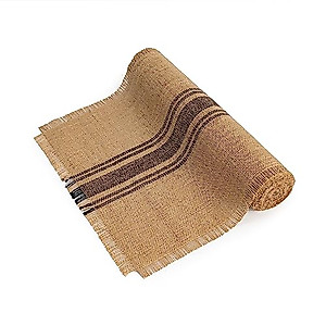Home·FSN Burlap Table Runners,14X90 Inches Table Runner 100% Jute Vintage Burlap Roll for Wedding, Parties, BBQ's, Everyday, Holidays