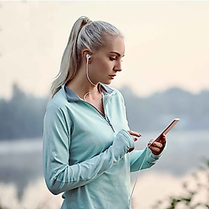 OEM UrbanX Corded Stereo Headphones for Oppo Reno2 - with Microphone and Volume Buttons - White (US Version with Warranty)