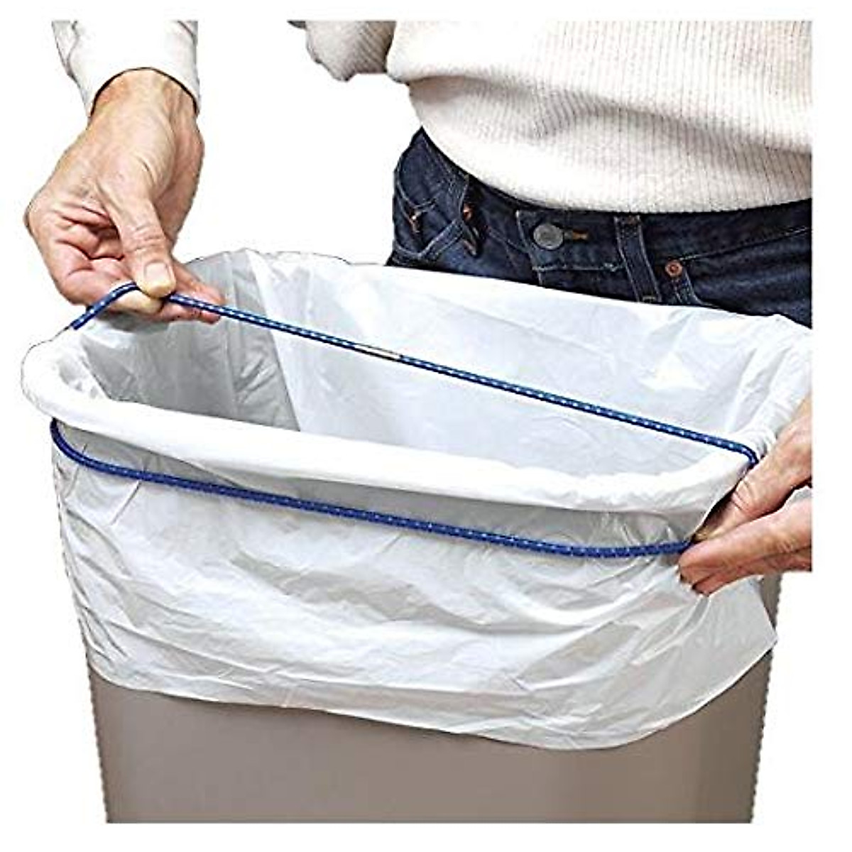 Trash Can Bands Sets of 3/White Only