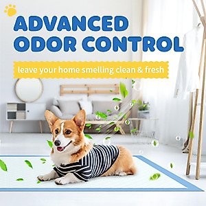 Powools 100-Pack X-Large Puppy Pads - 34'' x 28'' Pee Pads for Dogs Potty Training with Leak-Proof Quick-Dry Design, 6-Layer Wee Wee Pads for Dogs