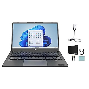 Gateway 14.1" Ultra Slim Notebook, FHD Touchscreen, Intel Core i5-1235U, 8GB RAM, 512GB SSD, Fingerprint Scanner, Tuned by THX Audio, 2MP Camera, HDMI, Windows 11 Home, Black + Accessories