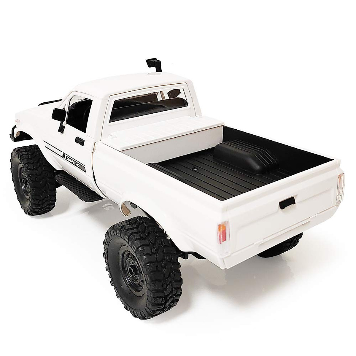 C24-1 RC Car Crawler 4WD Off-Road Truck with Bright Headlight, DIY Remote Control Children, Climbing Vehicle Speed Model Toys