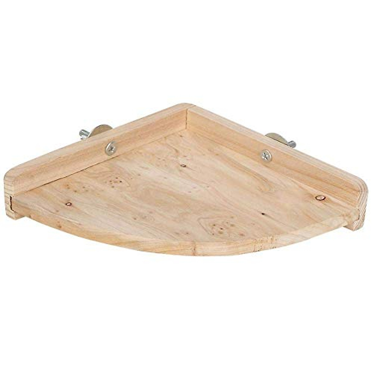 Pet Cage Platform, Eecoo Wooden Corner Platform Shelf Rest Frame Bird Cage Wooden Corner Parrot Hamster My Neighbor Totoro Small Pet Cage Accessories for Parrot Hamster