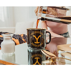 Yellowstone Dutton Ranch Ceramic Camper Mug | Holds 20 Ounces