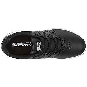 Skechers Women's Go Jasmine Spiked Waterproof Golf Shoe, Black, 8.5