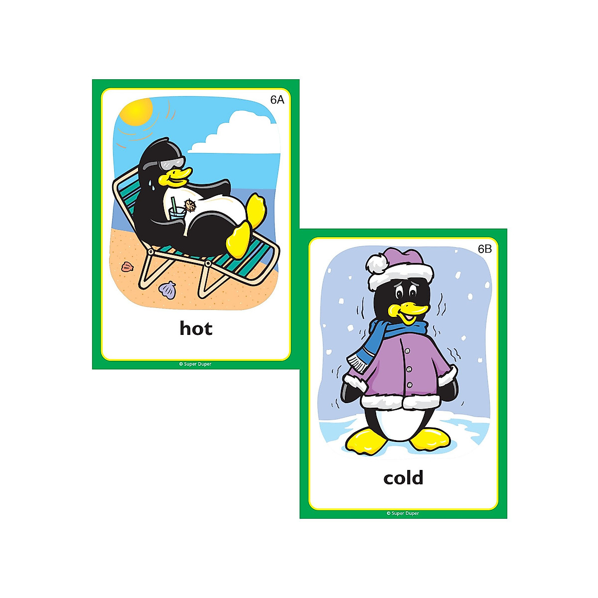 Super Duper Publications | Opposites Fun Deck Flash Cards | Educational Learning Resource for Children