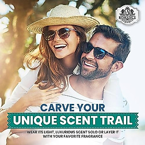 A Romance Premium Unisex Pheromone Cologne - Pheromone Perfume Essential Oil With Pure Pheromones For Men and Women - Pheromone Attraction Cologne For Him and Her - 0.34 oz (10 mL)