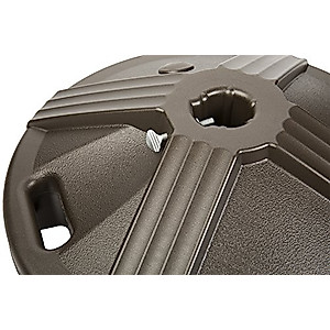 US Weight Durable Fillable Umbrella Base Designed to be Used with a Patio Table 3.5 pounds , Bronze