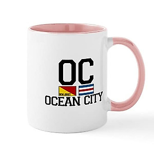 CafePress Ocean City NJ Nautical Design Mug Ceramic Coffee Mug, Tea Cup 11 oz