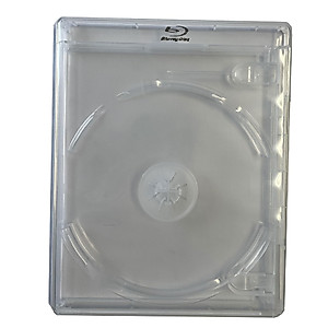 Viva Elite New 5 Clear Blu-Ray Double Case Box 12.5 mm Standard Size WITH Logo Hold 2 Discs