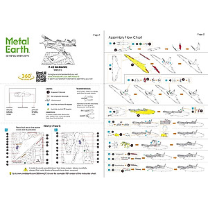 Metal Earth The Curtiss P-40 Warhawk Aircraft 3D Metal Model Kit Fascinations