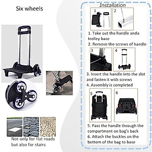 ETAISHOW Airplane-Print Rolling Backpack for Boys Kids Backpack with Wheels for Elementary School Roller School Bag Trolley Bookbag
