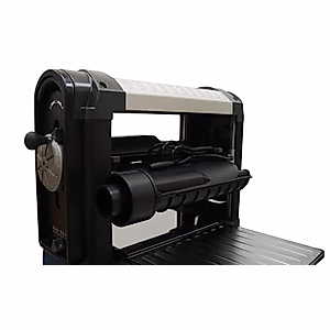 Cutech 40200H 13-Inch Spiral Cutterhead Benchtop Planer with 26 Tungsten Carbide Inserts, Snipe Lock, and Side Crank