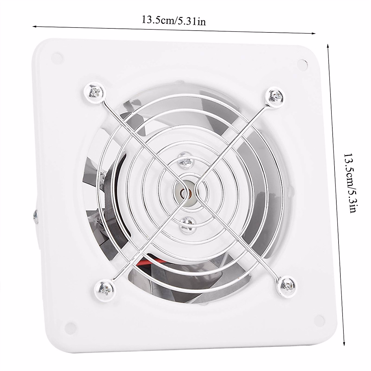 4-Inch 25W Silent Exhaust Fan, Kitchen and Bathroom Exhaust Fan, Window Type Ventilation Fan, Low Noise Air Vent Ventilation