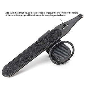 LICHIFIT PU Handle Fixed Belt Knuckle Strap for Oculus Quest 2 VR Glasses Accessories Handle Grip Anti Falling Wrist Band