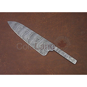 ColdLand knife blanks, Damascus Knife Blank for Kitchen, Professional Kitchen Hand Forged Knife Blanks for Knife Making, Knife Blanks Blade for Chef Knife