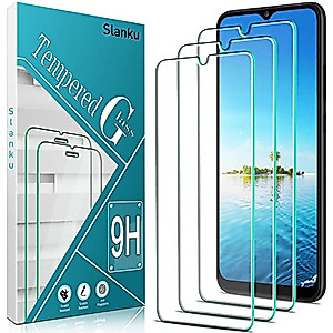 Slanku [3 Pack] Screen Protector For Samsung Galaxy A32 5G, M12 Tempered Glass, Bubbles Free, Case Friendly, Anti-Scratch, Easy to install, 9H-hardness