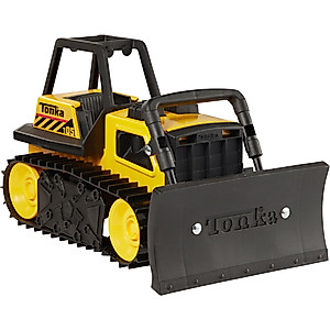Tonka Steel Bulldozer Vehicle, Yellow