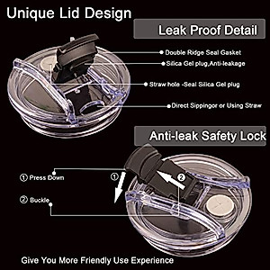 DREAMING MY DREAM 40oz Tumbler with Handle, H2.0 Tumbler Reusable Vacuum, Insulated Tumbler With Lid and Straws, Insulated Cup, Leak Resistant Lid (Lake Green)