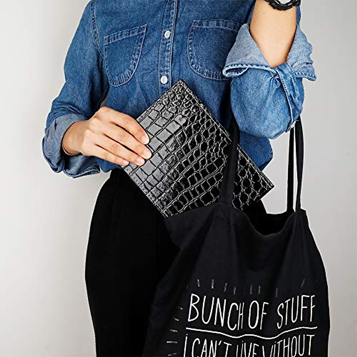 Oneuo Desktop Mirror, Portable Folding Vanity Mirror, Tabletop Mirror with Stand for Cosmetics Personal Beauty, Makeup Mirror