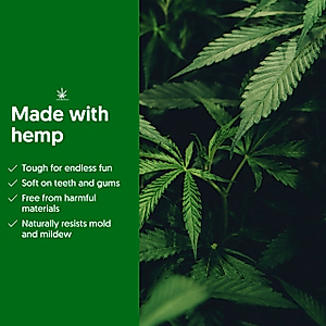 Honest Pet Eco-Quacker Duck Dog Toy - Durable, Floating, Squeaky Fetch Toy - 100% Natural Hemp Canvas & Wool, Lead-Free Ink - Large 23" x 6" x 2.5" Eco-Friendly Dog Toy