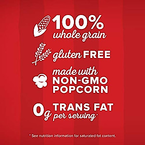 Orville Redenbacher’s Movie Theater Butter Popcorn Tub, 3.9 Ounce, Pack of 12