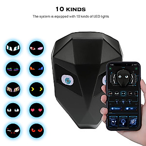 Ruconla LED Backpack, Laptop Bag Motorcycle Riding Backpack Hard Shell Travel Bag LED Motorbike Luggage Bags, High-Capacity Helmet Waterproof Backpack Laptop Bag With Programmable Screen