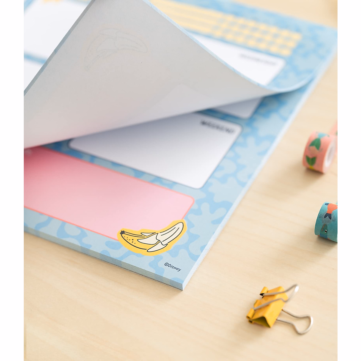 Grupo Erik Disney Stitch Tropical Weekly Planner A4 | Desk Calendar | Family Calendar | 54 Tear Off Pages | Organiser Planner | Weekly Planner Pad Tear Off | Stitch Disney Gifts