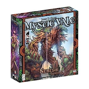 AEG Mystic Vale Nemesis Expansion - Card Game, Card-Crafting, Protect Nature with Magic Power, Unique Clear Cards, 2 to 4 Players, 45 Minute Playtime, Ages 14 and Up, Alderac Entertainment Group