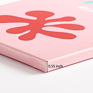 eletecpro 8x10 Preppy Room Decor Aesthetic Set of 6 Preppy Wall Art Trendy Travel Wall Decor Maximalist Framed Canvas Posters for Teen Girls Bedroom Decorations Fashionable Summer Prints Stuff