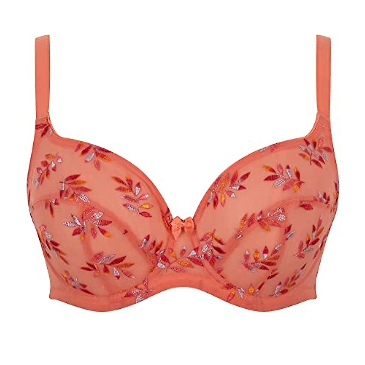 Panache Women's Tango Balconnet Bra with Shiny Trim, 9071, Tropical, 40K