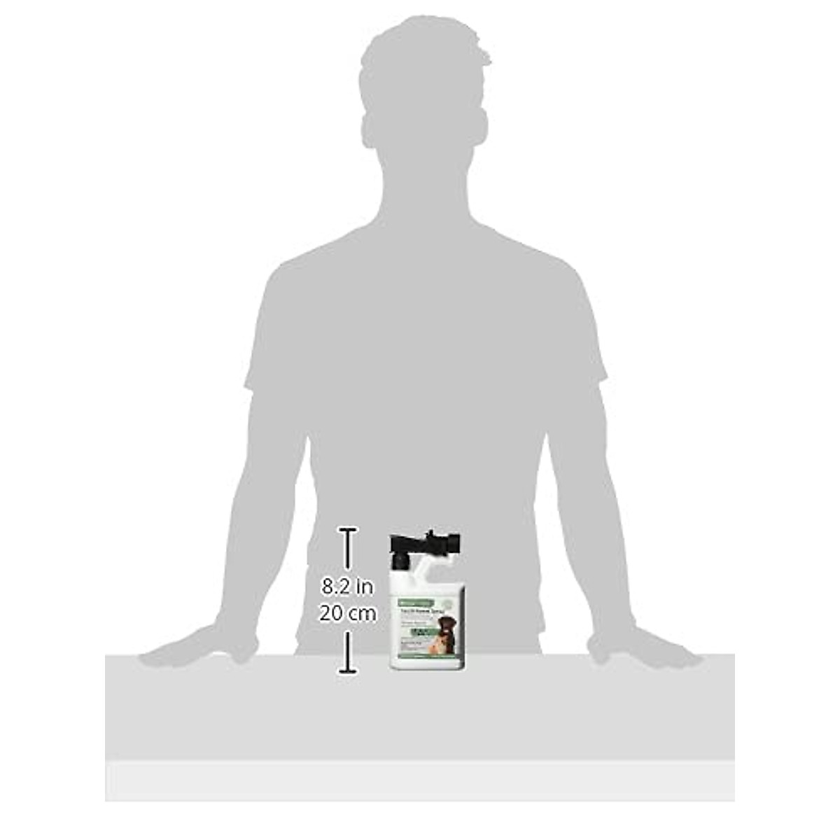 Natural Yard and Kennel Flea & Tick Spray with Convenient Hose -End Sprayer Hookup. 32oz bottle covers up to 4, 500 sq ft., Natural Chemistry Natural Yard and Kennel Flea & Tick Spray, 32 oz.