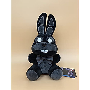 XSmart Mall | Shadow Bonnie/Ghost Rabbit | Special Version |Black | Fan Made | Plush Toy, Gifts for Kid, Girls, Boys | 7"