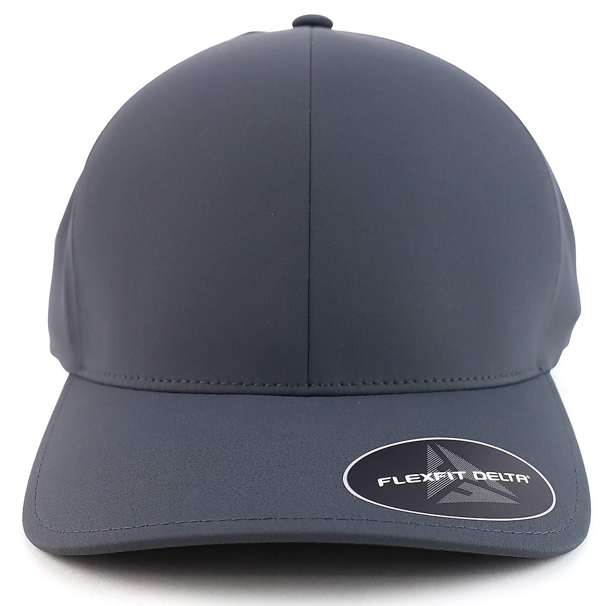 Armycrew XXL Oversize Sweat Free Stain Block Structured Flex Fitted Baseball Cap - Charcoal - 2XL