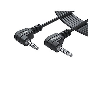 Extra Long 12 Ft Cord 3.5mm Screen-to-Screen Audio-Video Av-Cable for Philips-Dual-Screen, Sony Portable-DVD-Player