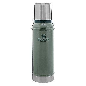 Stanley Classic Vacuum Insulated Wide Mouth Bottle - BPA-Free 18/8 Stainless Steel Thermos for Cold & Hot Beverages – Keeps Liquid Hot or Cold for Up to 24 Hours