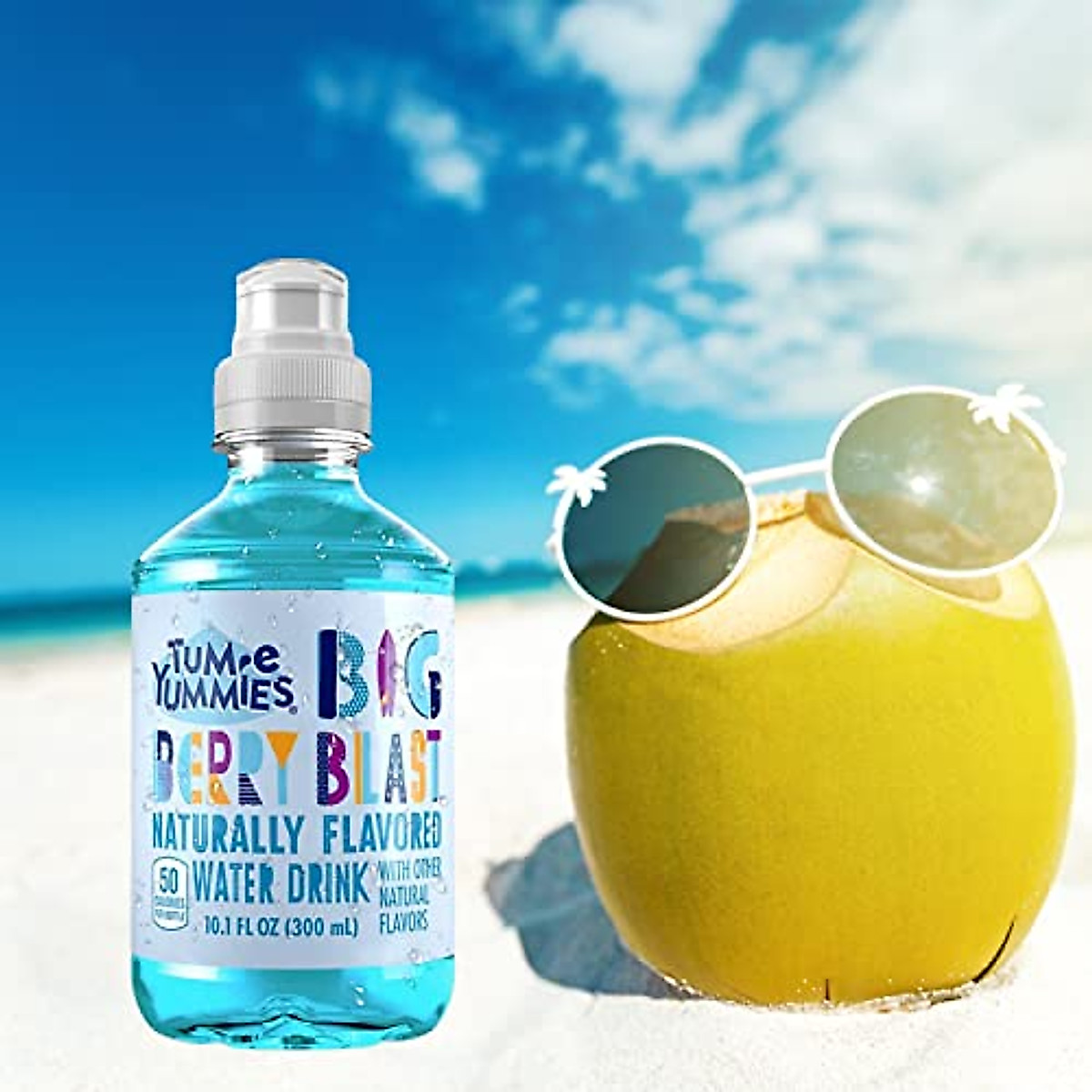 Tum-e Yummies Naturally Flavored Water Drink for Kids Bundled by Louisiana Pantry (Big Berry Blast, 12 Pack)