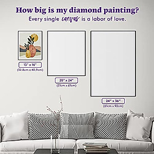 DIAMOND ART CLUB Adobe Moon II Landscape Diamond Painting Kit, 13" x 16" (32.8 x 40.9 cm)