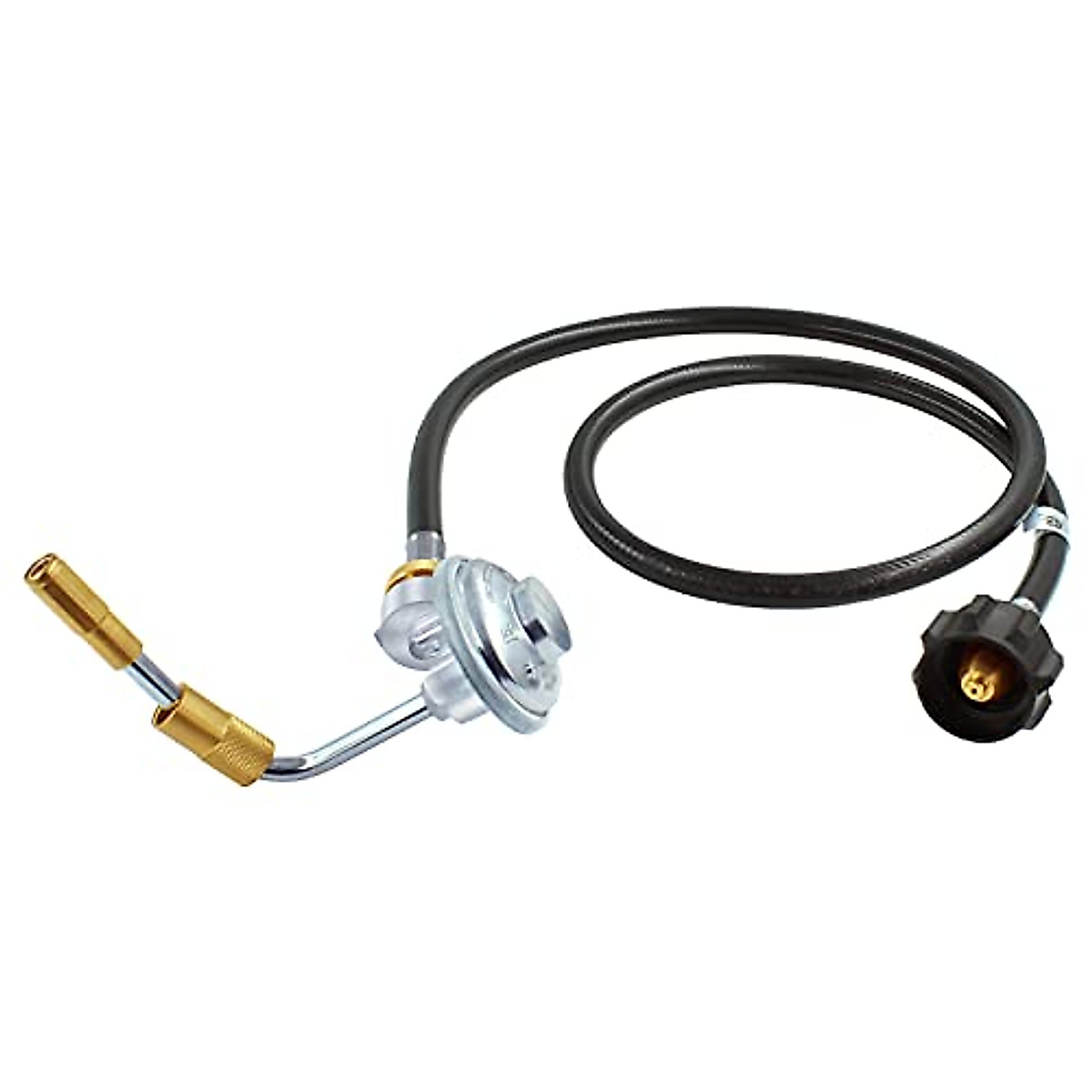 MENSI 6 Feet 1LB to 20LBS Propane Tank Cylinder Extension Hose with 1 Pound Regulator Assembly Kit for Blackstone 17" and 22" Griddle