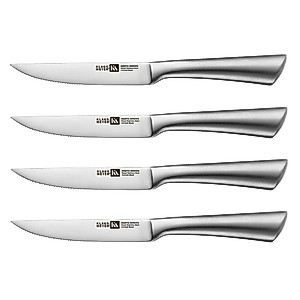 Klaus Meyer Hasta Premium High Carbon Steel 4 Piece 4.5 inch Steak Knife