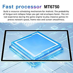 Shanrya 10in Tablet, Green Gaming Tablet 5MP 13MP Camera for Entertainment (Green)