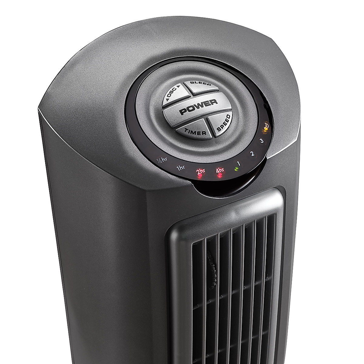 Lasko 2535 52" Oscillating Pedestal Fan, 52 Inch, Silver Gray