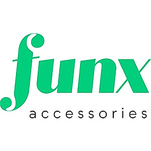 Funx Accessories Fire Skull Stick-On Phone Wallet - Self Adhesive Smartphone Wallet to Store Cards/Cash - Fun Adhesive Phone Card Holder - Compatible with Any Flat Devices with Width of 2.5’’