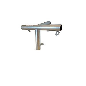3/4” Canopy Pipe Fittings Low Peak Carport Connectors with 102 Degree Angle (Receives 3/4” Diameter Pipe) (4-Way Side)