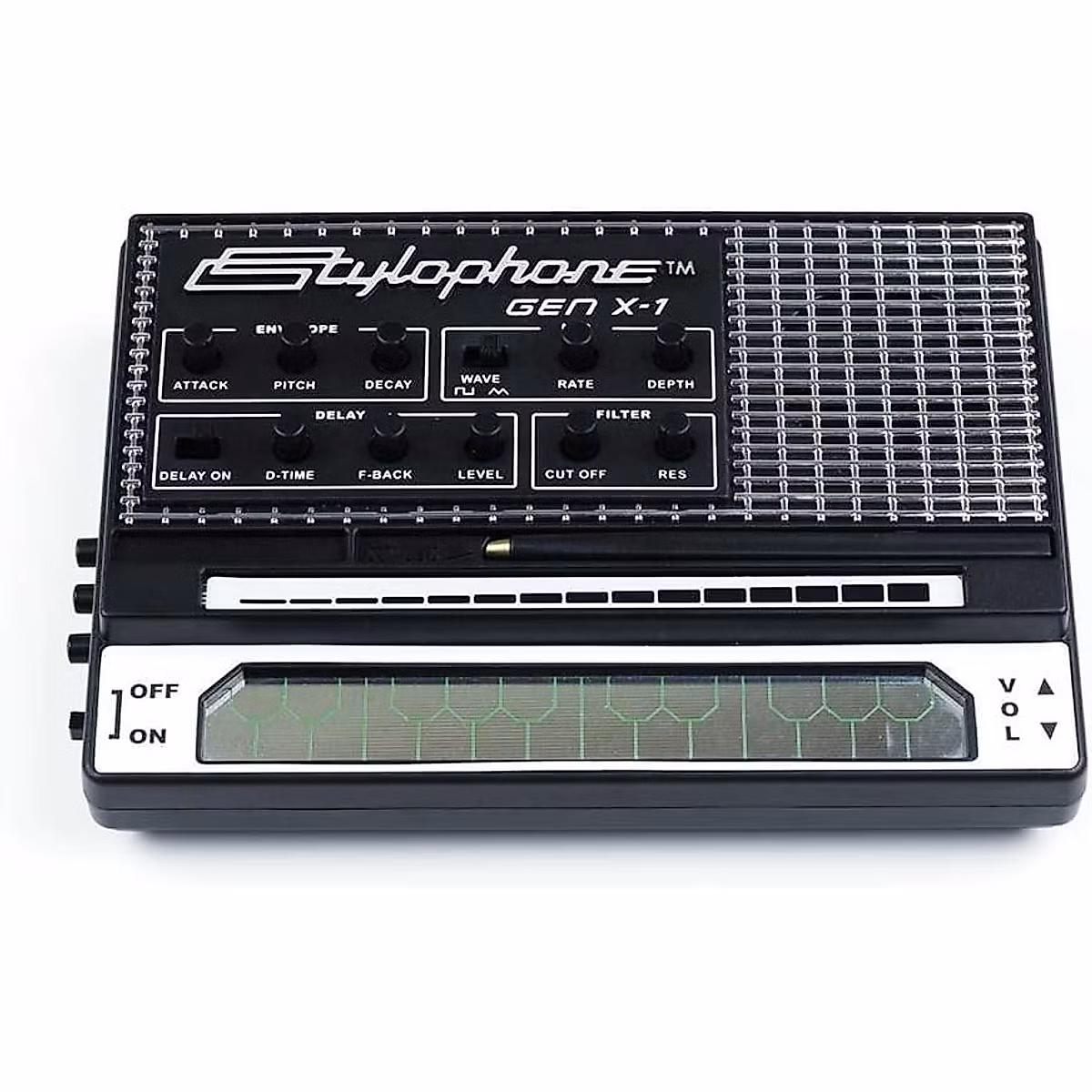 Stylophone Gen X-1 Portable Analogue Electronic Synthesizer with Built-in Speaker | Synth Musical Instrument | Synthesizer Keyboard | Stylophone Instrument