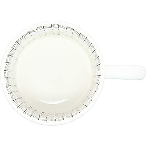 Pavilion Gift Company Grandma You Make Life Beautiful 16 Oz Debossed Butterfly Rainbow Stripe Coffee Cup Mug, White