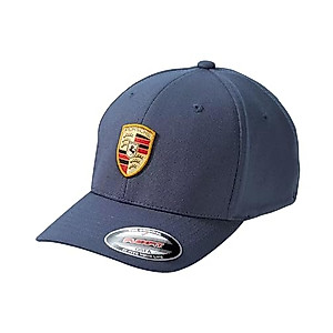 Porsche Porshce Blue Flexfit Baseball Cap
